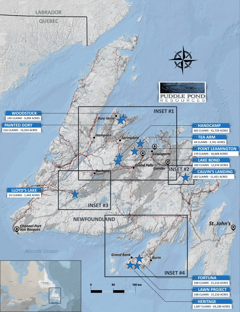 With its latest acquisitions Puddle Pond Resources now holds more than ...